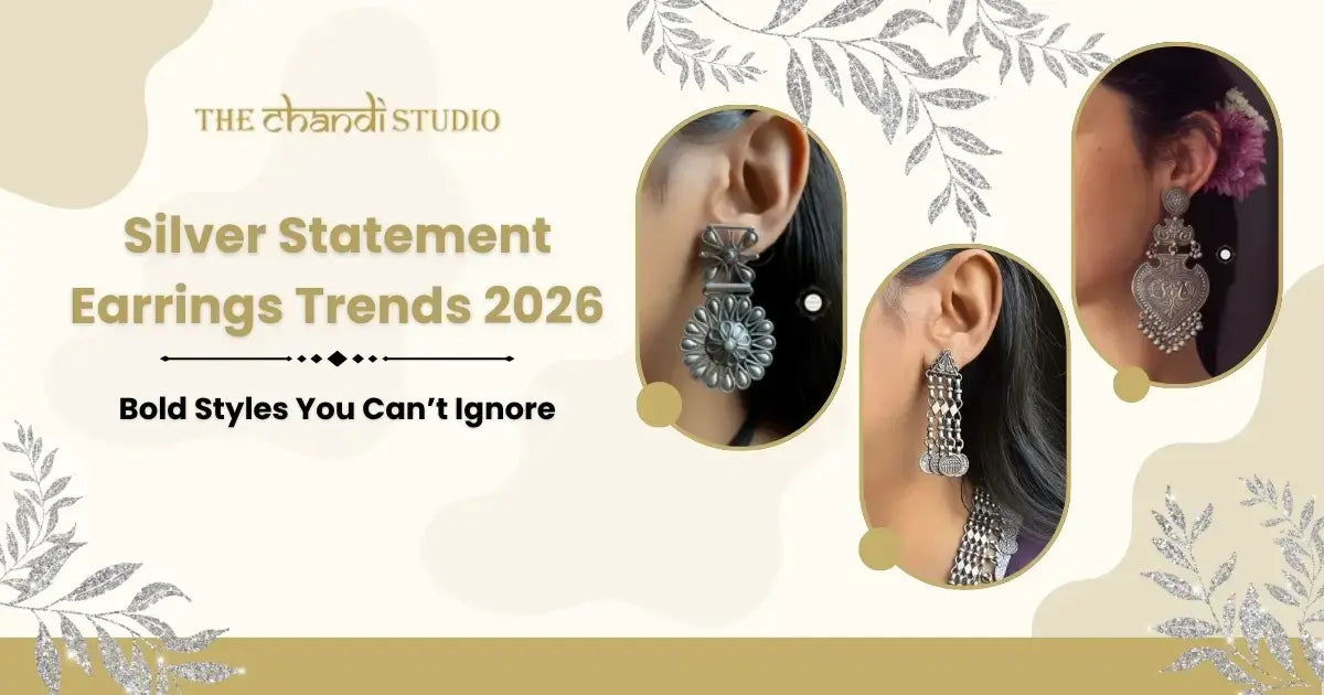Silver Statement Earrings Trends 2026: Bold Styles You Can’t Ignore ...